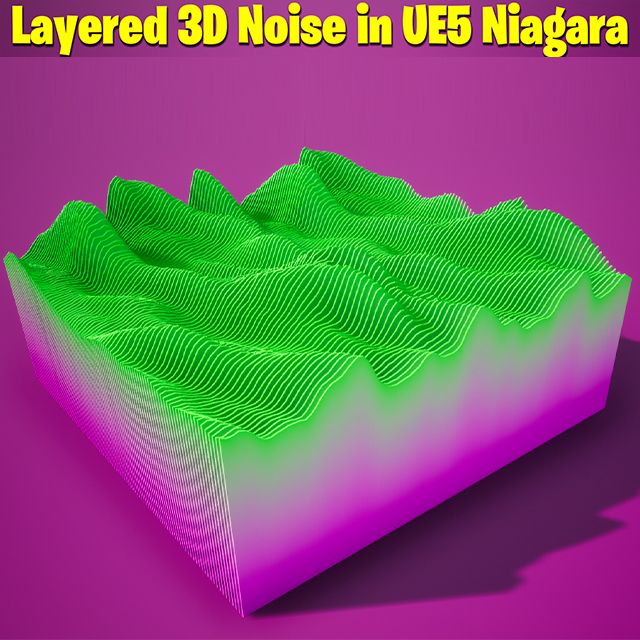 Layered 3D Noise FX In UE5 Niagara Tutorial Community Tutorial