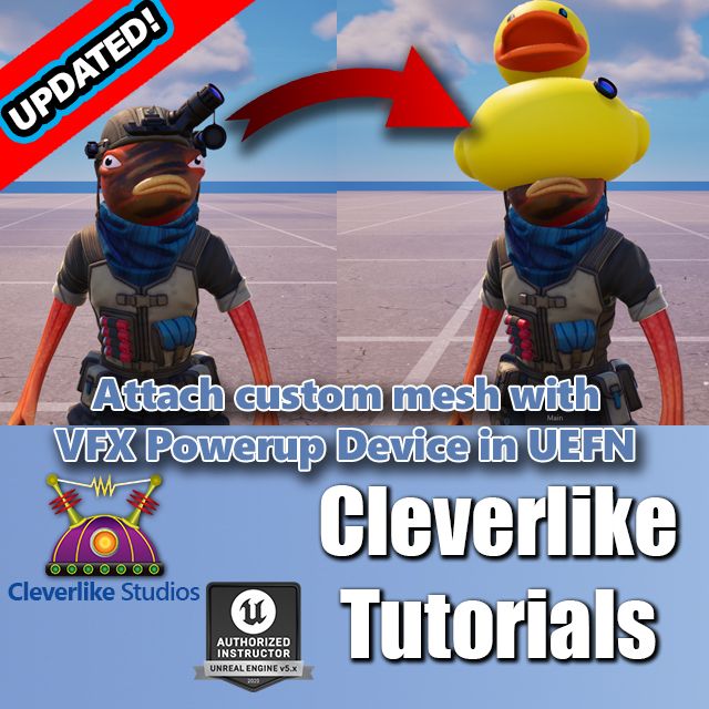 Attach Custom Mesh With VFX Power Up Device Community Tutorial