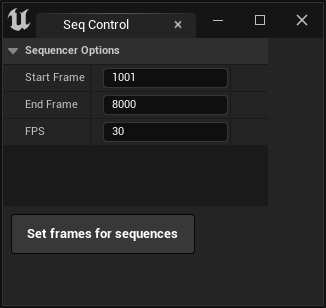 Bulk Modify Start And End Frames On Selected Sequences From The Content