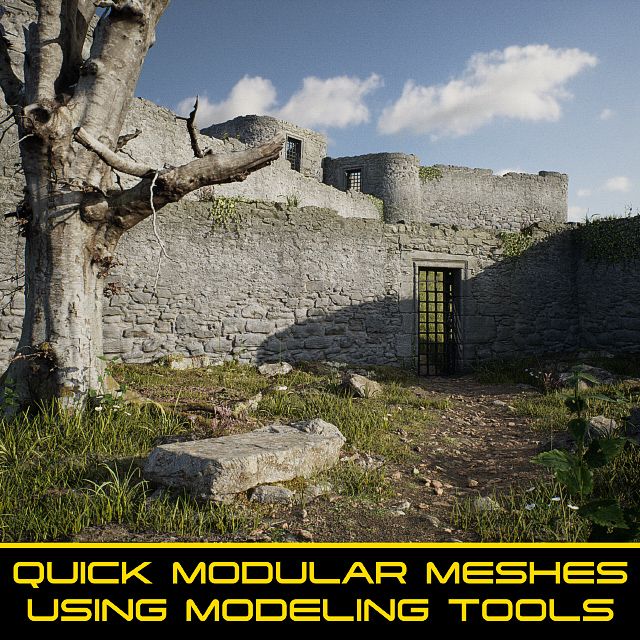 Create Basic/Quick Modular Meshes Using UE5 Modelling Tools | Community tutorial