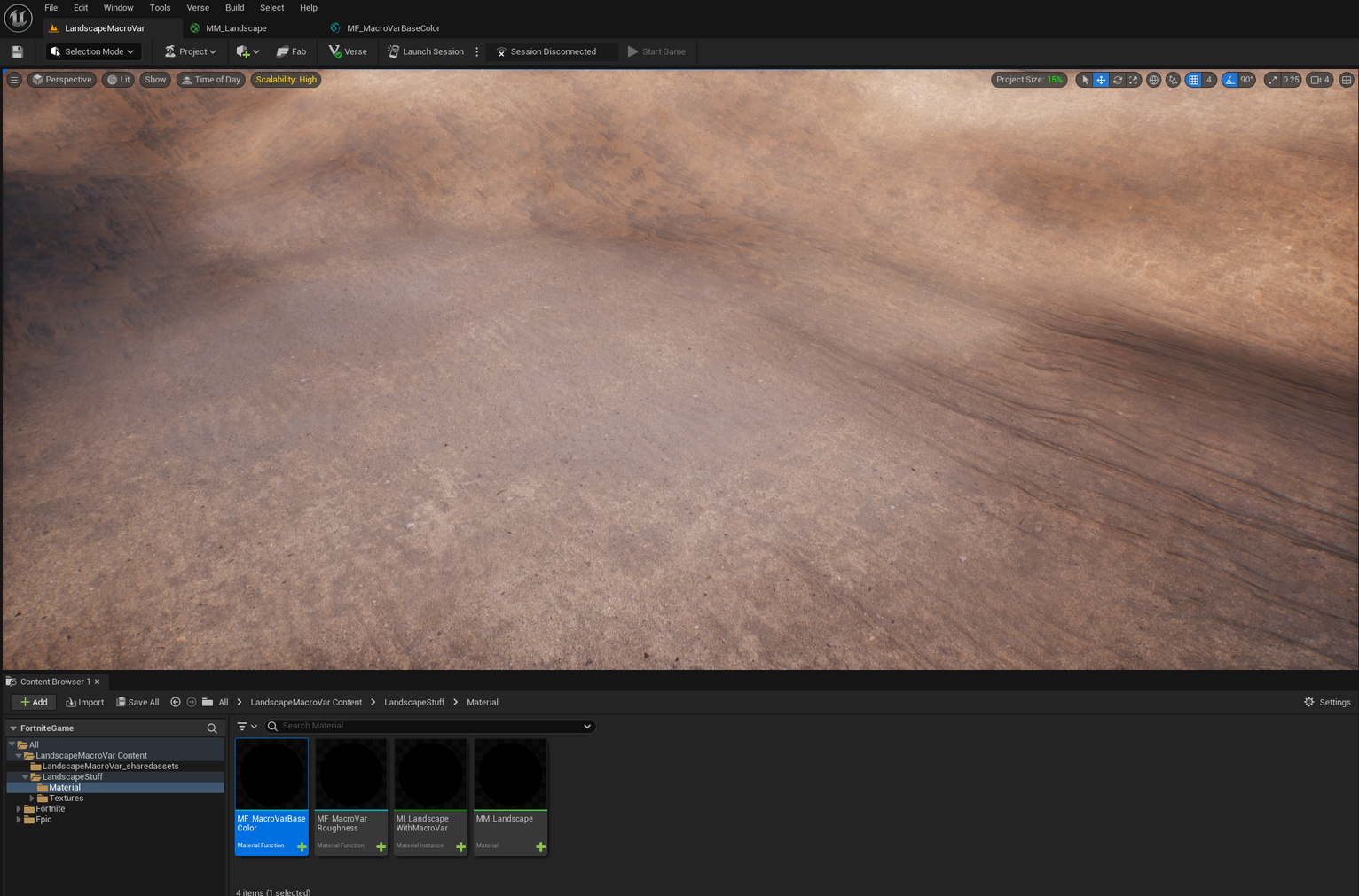 Landscape With Macro Variations for UEFN | Community tutorial