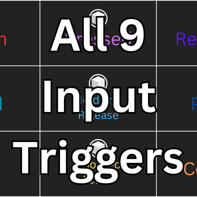 All 9 Input Triggers Explained in Under 3 Minutes | Community tutorial