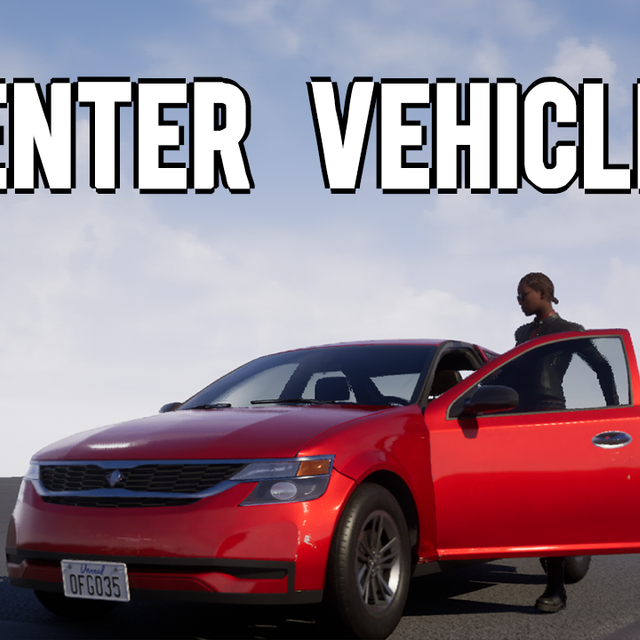 Destructible Vehicle Tutorial - Enter and Exit Vehicle | Community tutorial