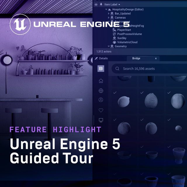 Unreal Engine 5 Guided Tour | Talks and demos