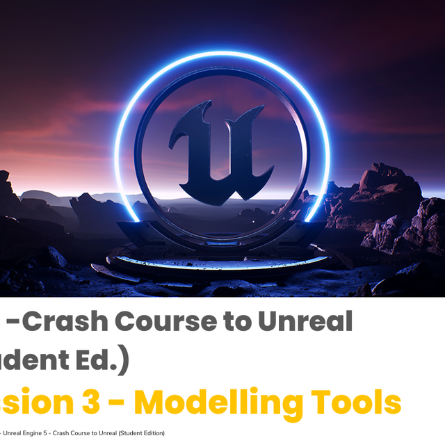 Basic Exercise for Unreal Engine Modelling tools | Community tutorial Basic Exercise for Unreal Engine Modelling tools | Community tutorial