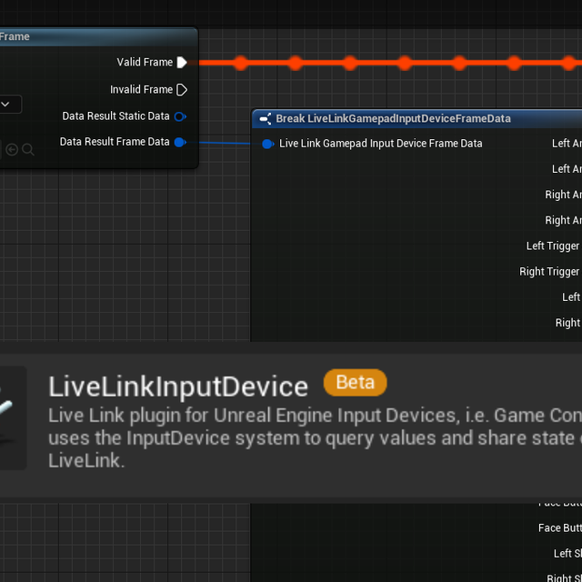 Live Link Input Device A New Way To Use Game Controllers For Performance Capture In Unreal