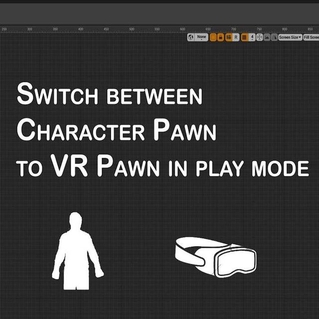 Unreal Engine 4 Arch-viz Tutorial Course part 10-10 Switch between Character to VR pawn by ...