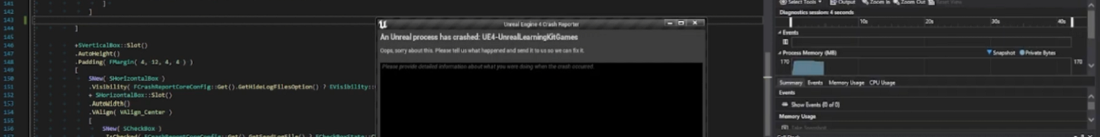 Crashing With Style in Unreal Engine | Community tutorial Crashing With Style in Unreal Engine | Community tutorial