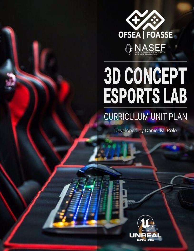 Lesson Plan | 3D Esports Lab | Community tutorial