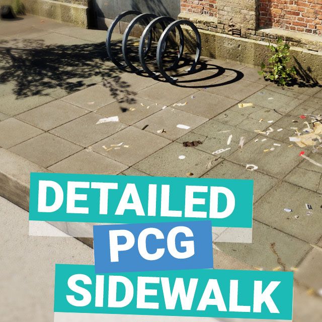 Create DYNAMIC Splines from PCG to generate a sidewalk | Community tutorial Create DYNAMIC Splines from PCG to generate a sidewalk | Community tutorial