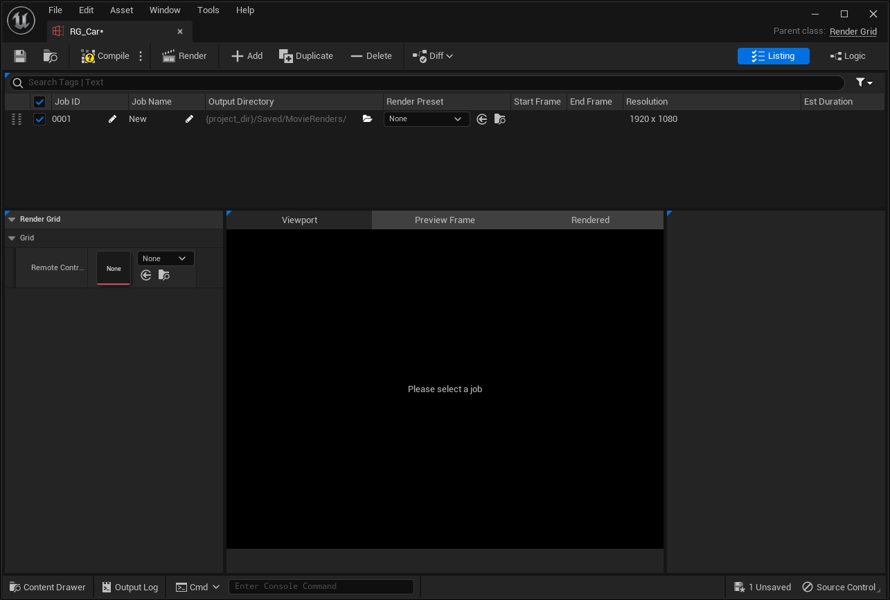 Render Grid: Navigation | Tutorial