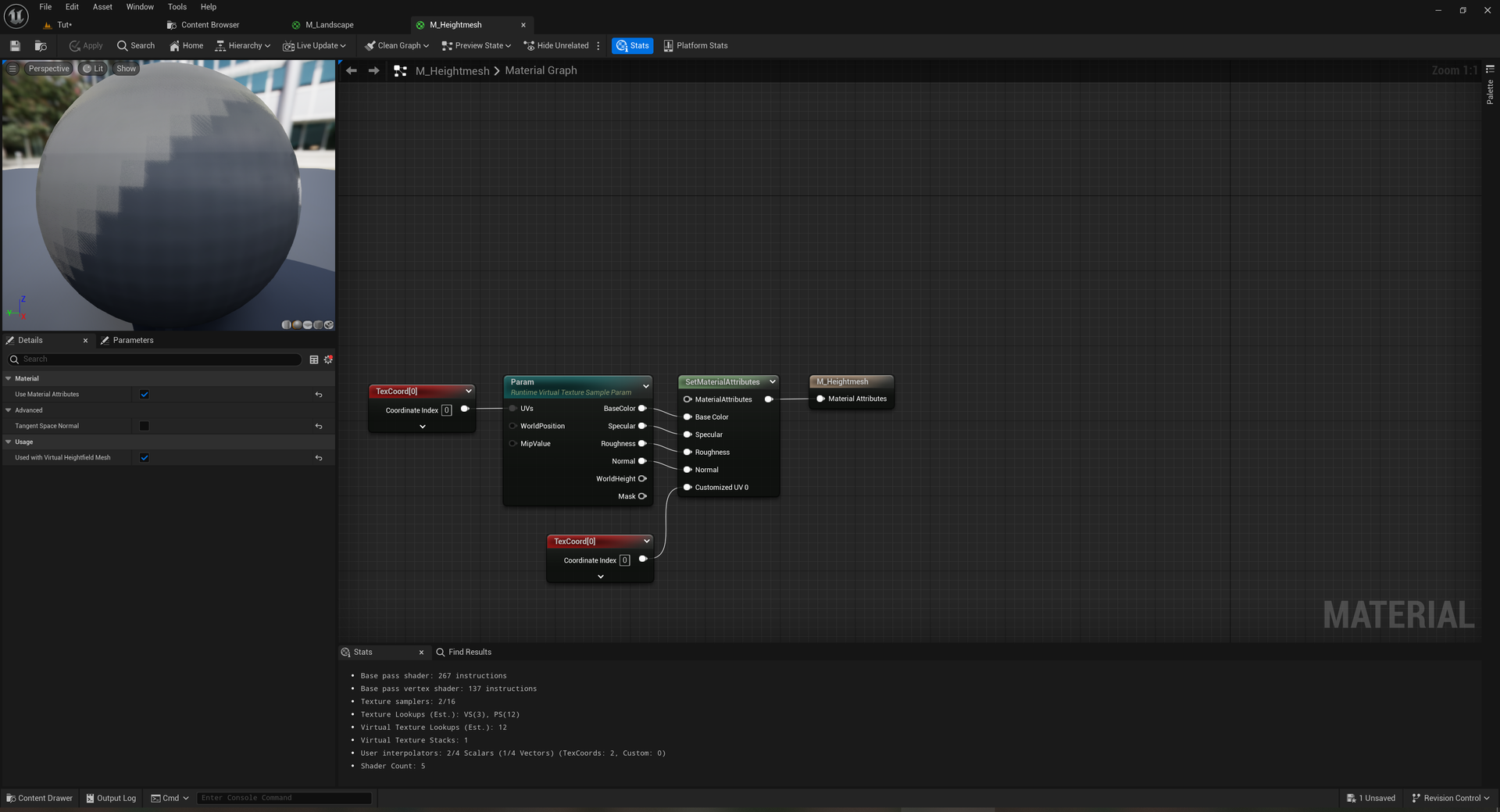 Implementing a landscape with a virtual heightfield mesh. | Community ...