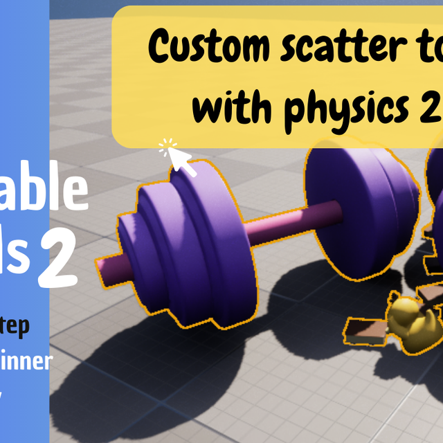 Scatter random items with Physics using custom Scriptable Tool in ... Scatter random items with Physics using custom Scriptable Tool in ...