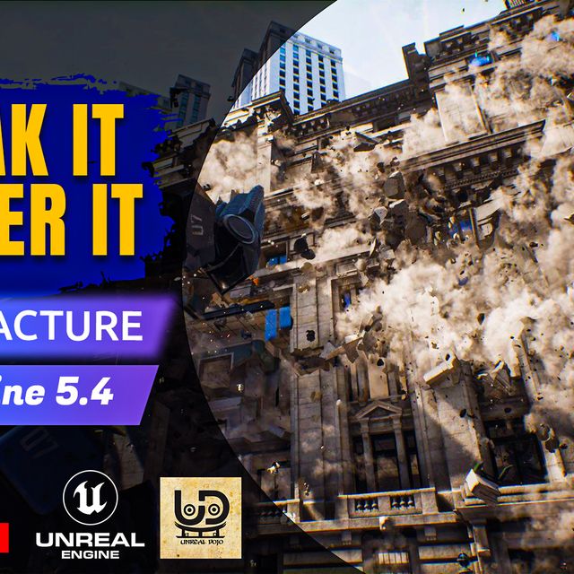 Unreal Engine 5.4 | Trigger Chaos Fracture In Sequencer and Render it (Update) | Community tutorial