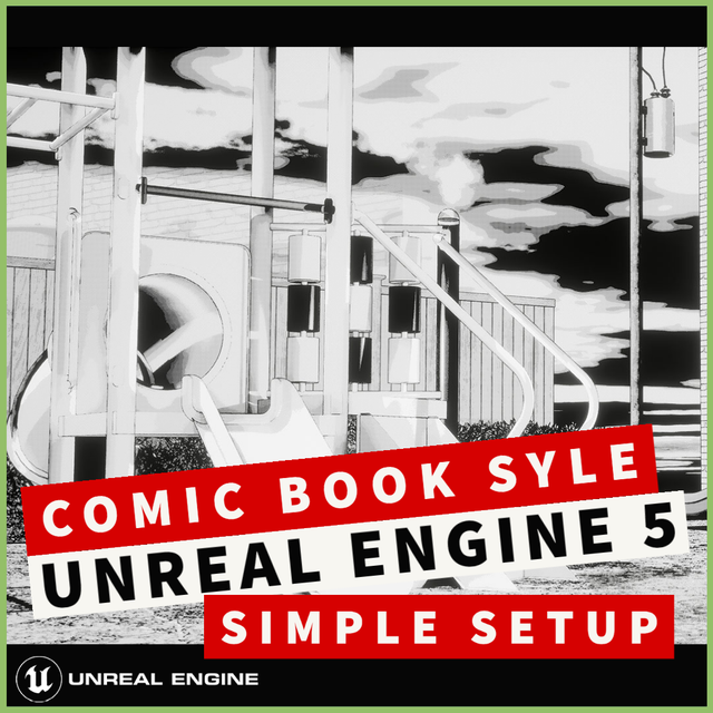 Comic Book Style in Unreal Engine 5 Easy Setup! | Community tutorial