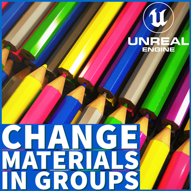 Unreal Engine 5 Change Materials in Groups | Community tutorial