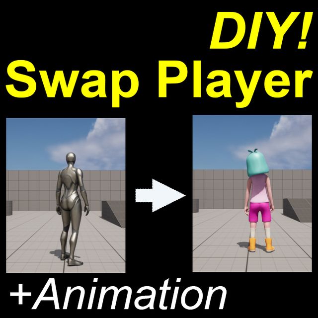 DIY Anim Blueprint to use a Custom Player & Animations | Community tutorial