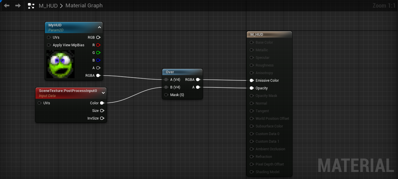 UMG thru Post Process Materials | Community tutorial