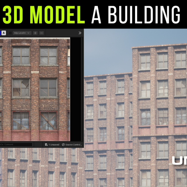 How to 3d model a Building In Unreal Engine 5 | Community tutorial