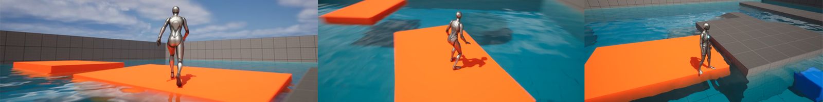 Physics Control Component - Let's build a character interactive raft in the water. (Subtitle ...