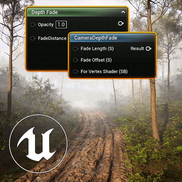 Depth Fade & Camera Depth Fade Nodes EXPLAINED! Unreal Engine Materials ...