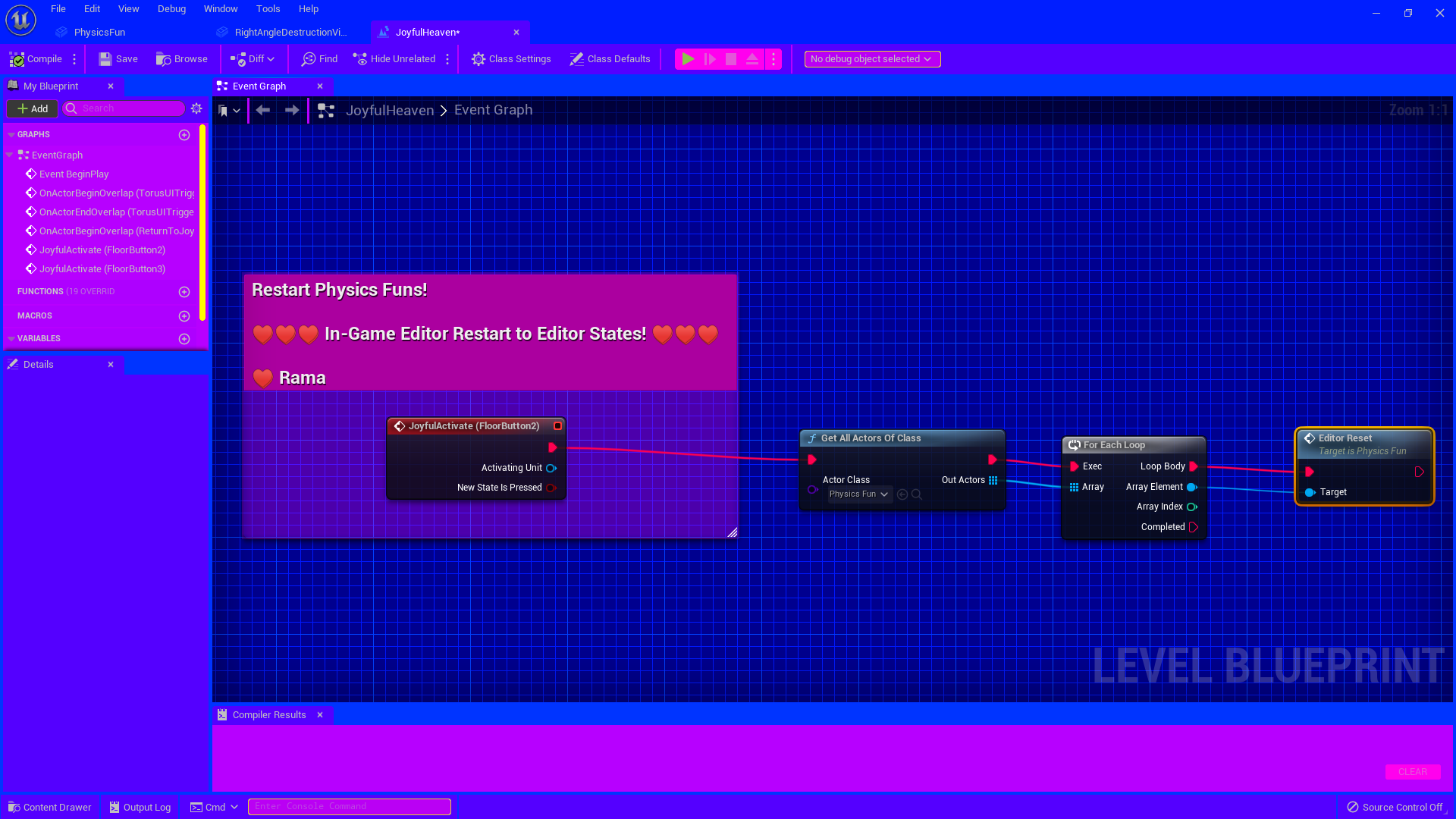 Rama Code: How To Design a Super Efficent Editor-State Reset Logic ...