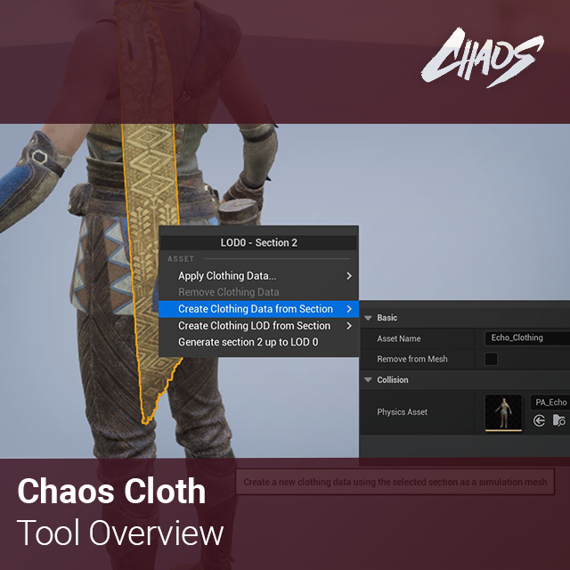 Chaos Cloth Tool Overview | Tutorial