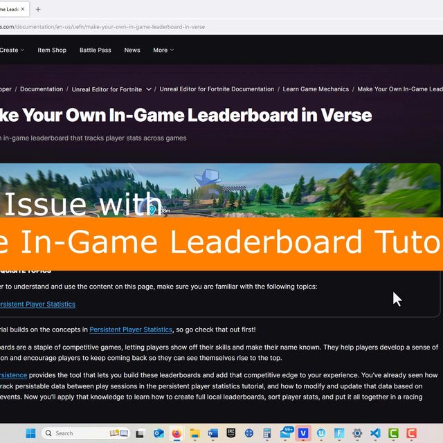 The In-Game Leaderboard Tutorial (resolving an issue) | Community tutorial The In-Game Leaderboard Tutorial (resolving an issue) | Community tutorial