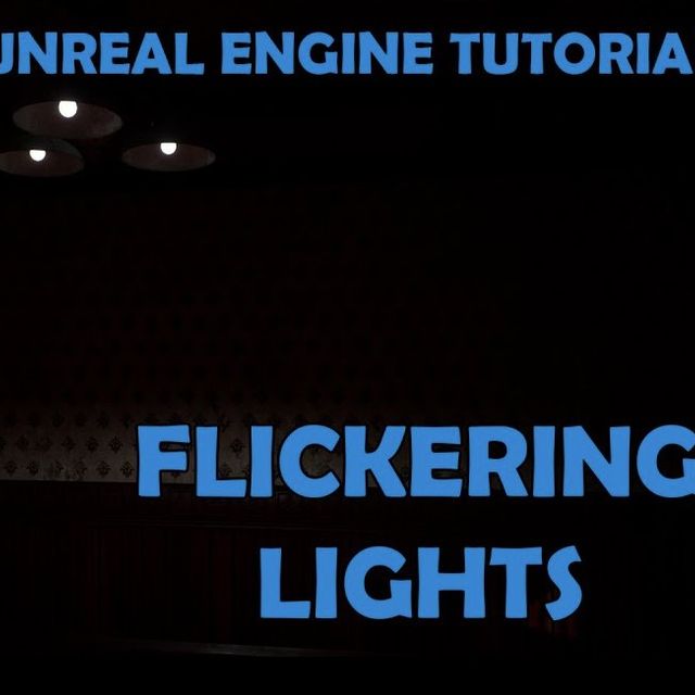 How to make FLICKERING LIGHTS in Unreal Engine 5 | Community tutorial
