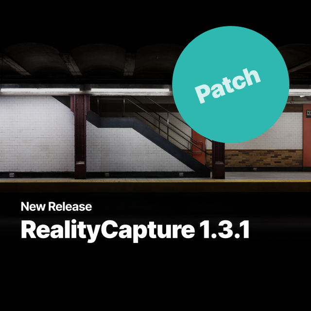 RealityCapture 1.3.1 Patch Release | Knowledge base