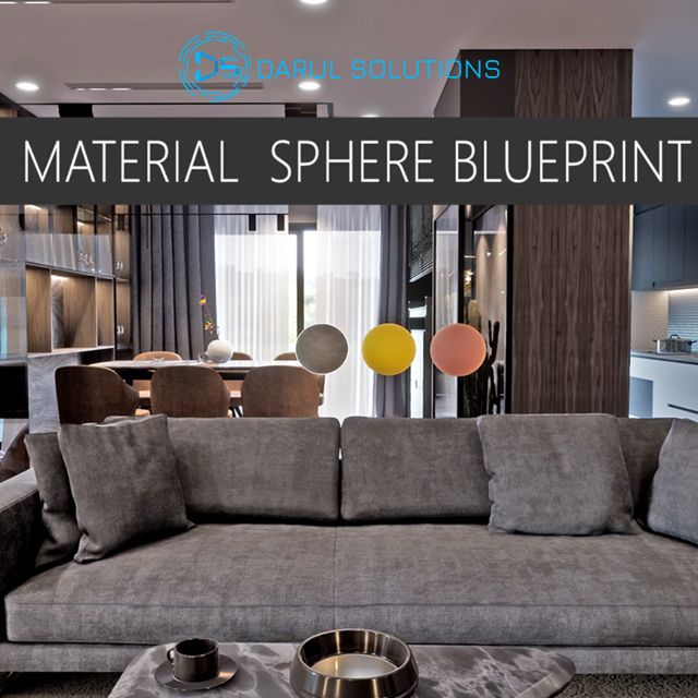 Material Changer Sphere Blueprint | Unreal Engine [4K] | Community tutorial