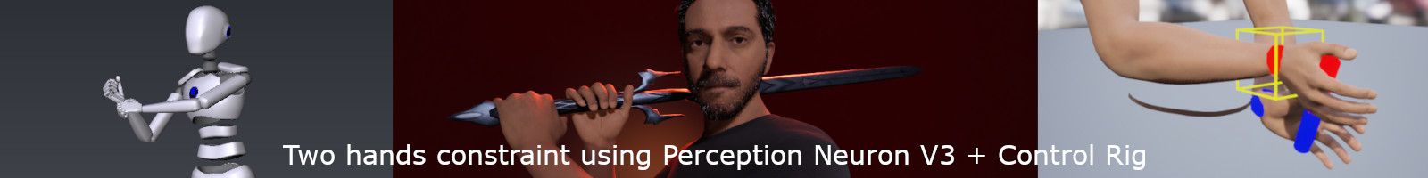 Two hands constraint using Control Rig + Perception Neuron V3 Motion ...