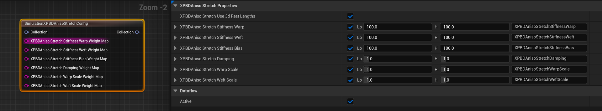 Panel Cloth Constraint Node Reference | Tutorial
