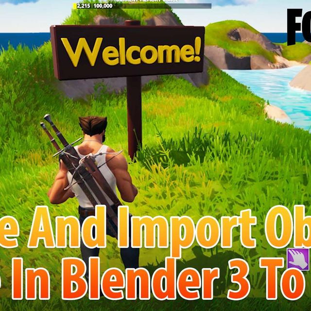 Create Models In Blender 3 To Use In Fortnite | Community tutorial