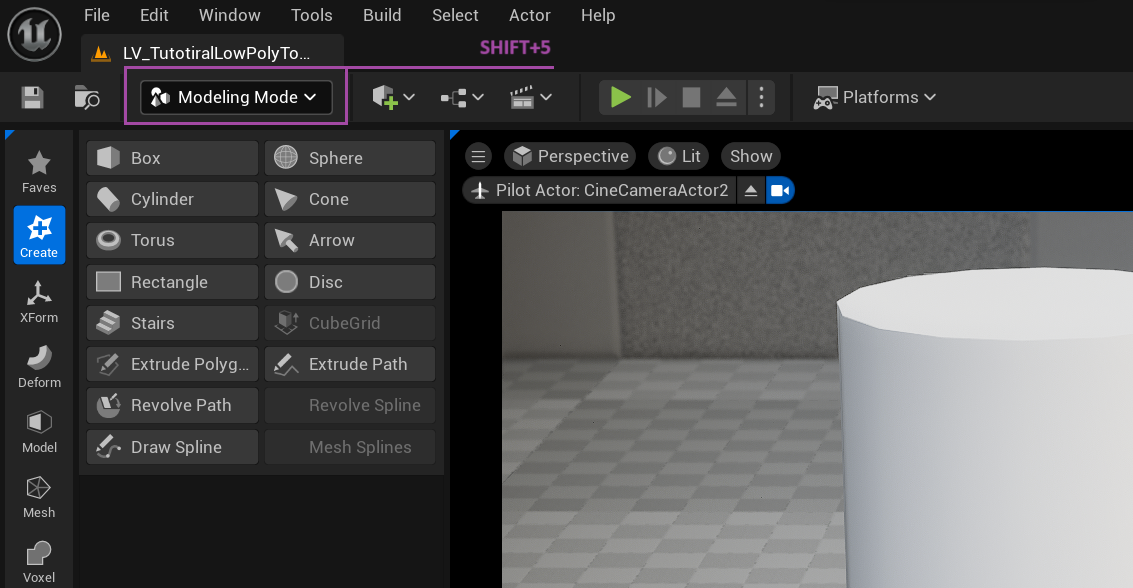 How to increase the polygons of mesh actors in Unreal Engine 5.3 ...