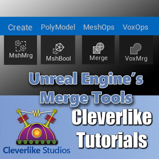 How to use the Modeling Tools in UE5: Merge Tools | Community tutorial