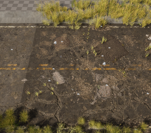 Create Abandoned damaged roads | Community tutorial