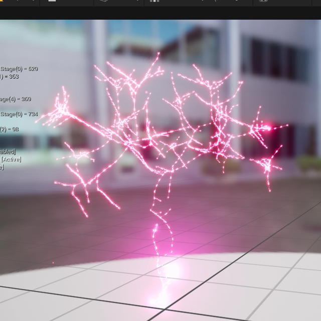 SpaceColonization algorithm in Niagara