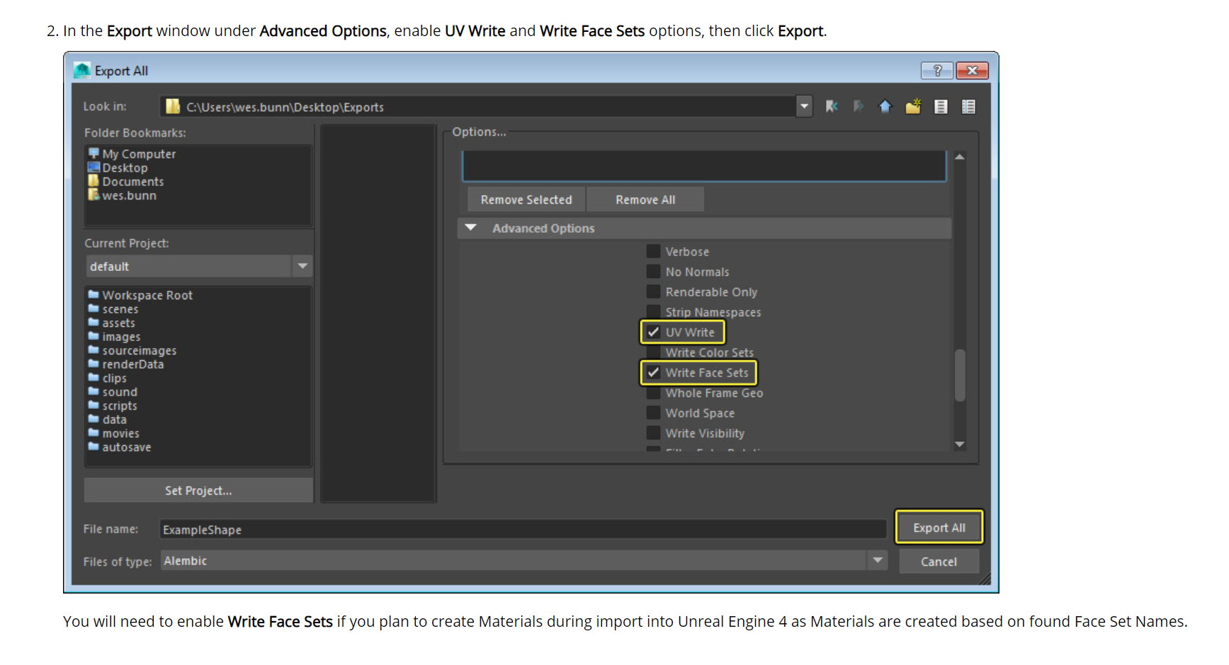 How to automatically create and/or apply materials from Maya to alembic meshes on import to ...