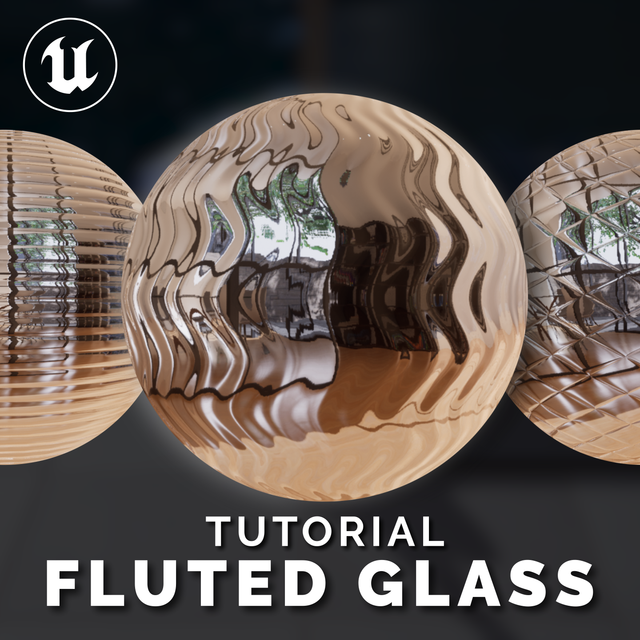 Realistic Fluted Ribbed And Frosted Glass Material In Unreal Engine 5 Community Tutorial