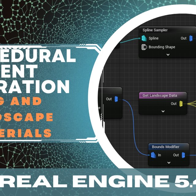 Unreal Engine 54 Pcg And Landscape Materials Interactions Community Tutorial