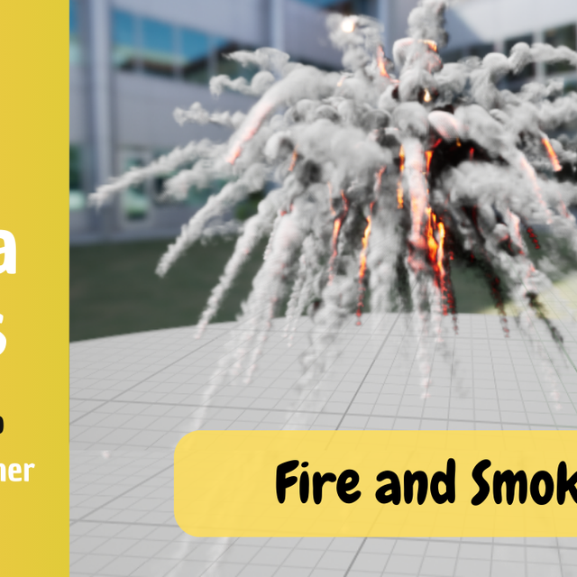 Smoke and Fire using Niagara Fluid in UE 5.2 Tutorial | Community tutorial