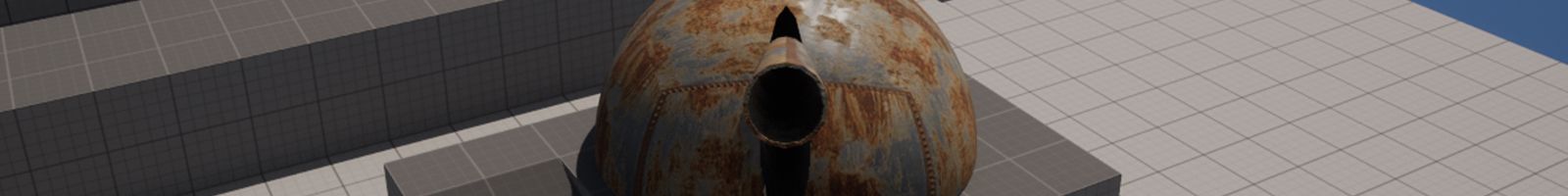 Let's make a cannon gun using UE5 modeling tools and lock it on target. | Community tutorial