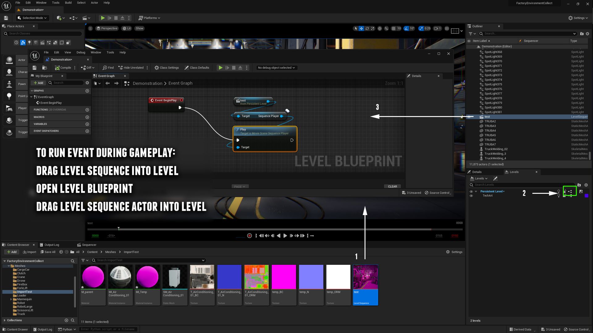 Director Blueprint Example | Community tutorial