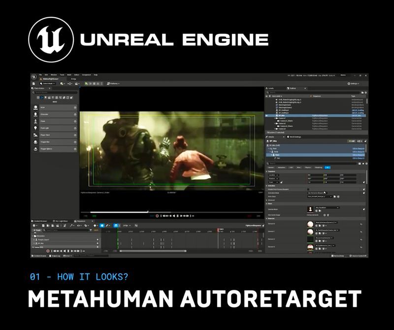 How to retarget animations to a metahuman 3min | Community tutorial