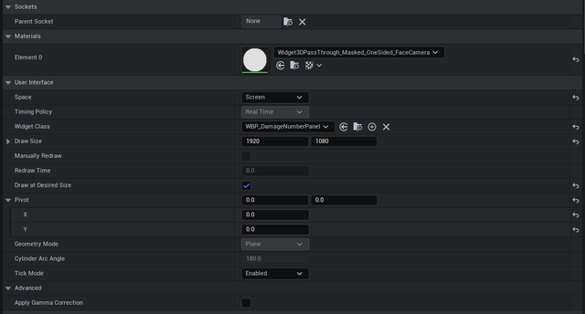 Draw Screen Space Damage Numbers from World Space Hit Location | Unreal ...