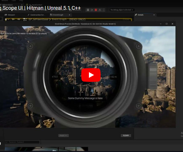 8. Switching Scope UI | Hitman | Unreal 5.1 C++ | Community tutorial