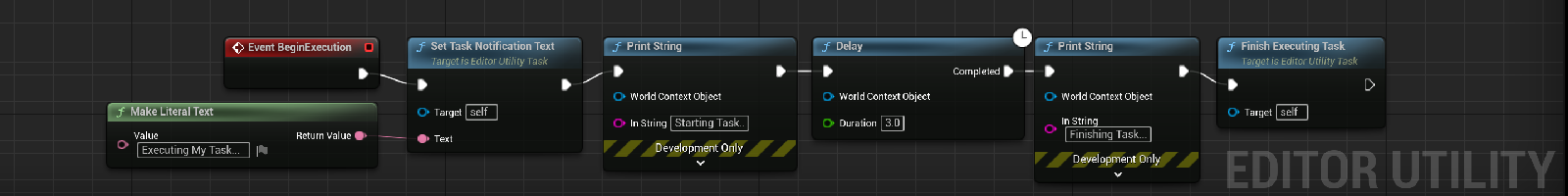 Editor Utility Tasks | Tutorial