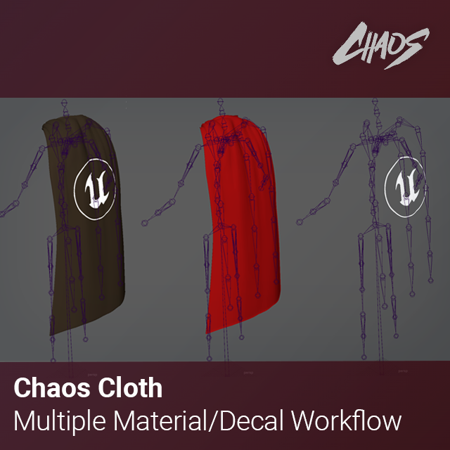 Chaos Cloth Multiple Material/Decal Workflow | Tutorial