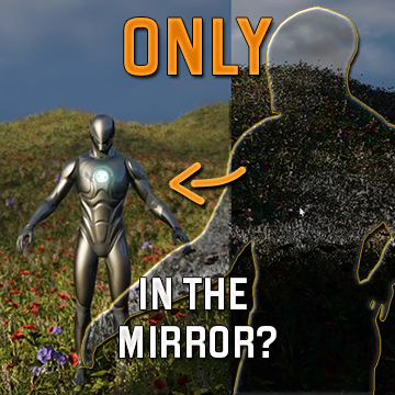 Show actor only in reflections/mirrors ! | Community tutorial